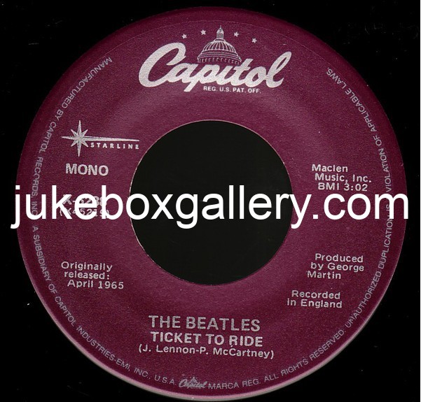 Volledige collectie :: Vinyl 45 Toeren :: The Beatles - Ticket To Ride ...